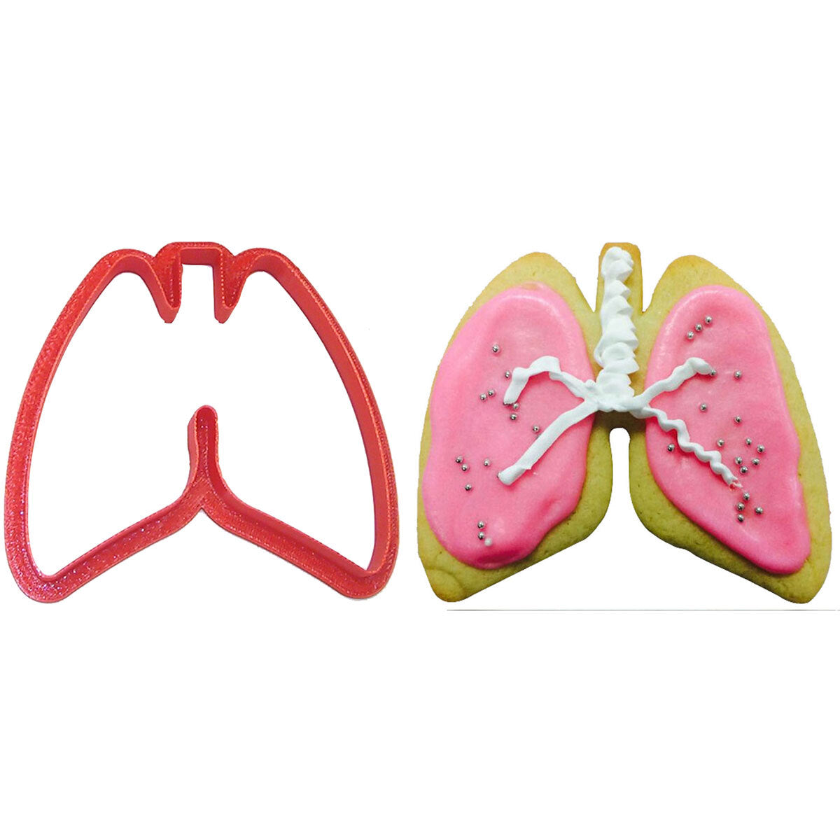 Lungs Cookie Cutter | Pulmonary | Transplant — CookieCutter.com