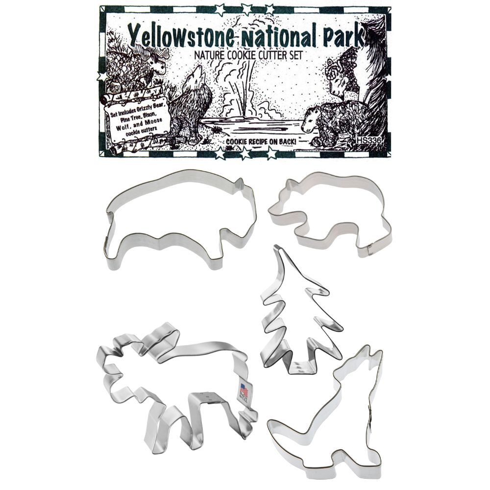 Yellowstone National Park Cookie Cutter Set | Cookie Cutter Experts ...
