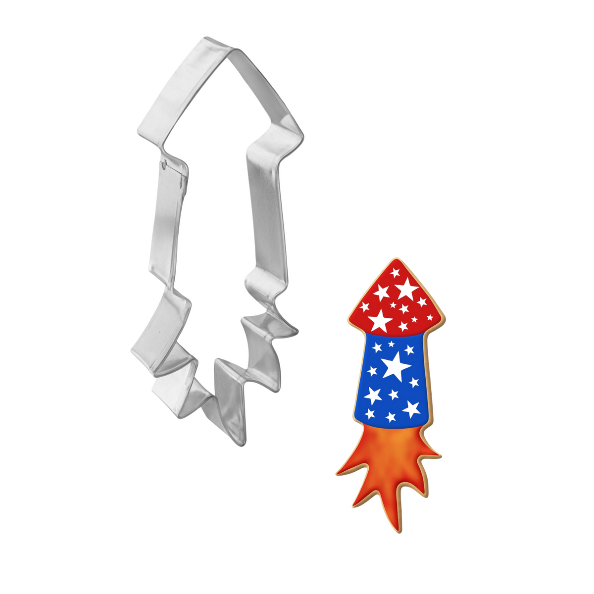 Firework Cookie Cutter – 4.5" Festive Patriotic & Holiday Baking Tool ...