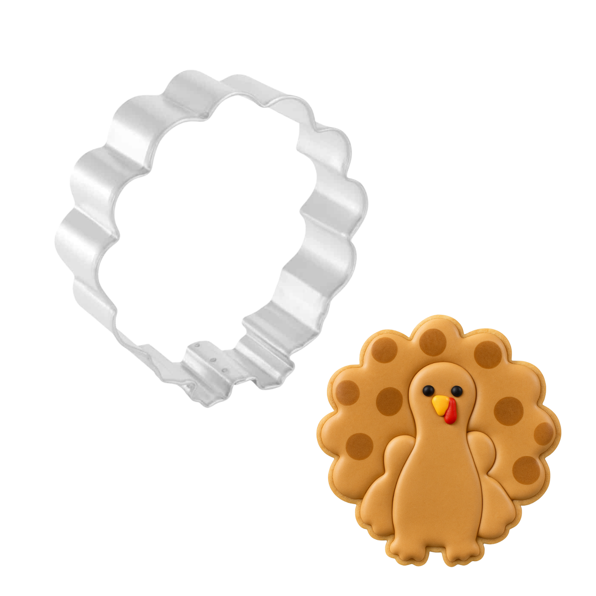 Turkey Cookie Cutter 3.5 in | Cookie Cutter Experts Since 1993 ...