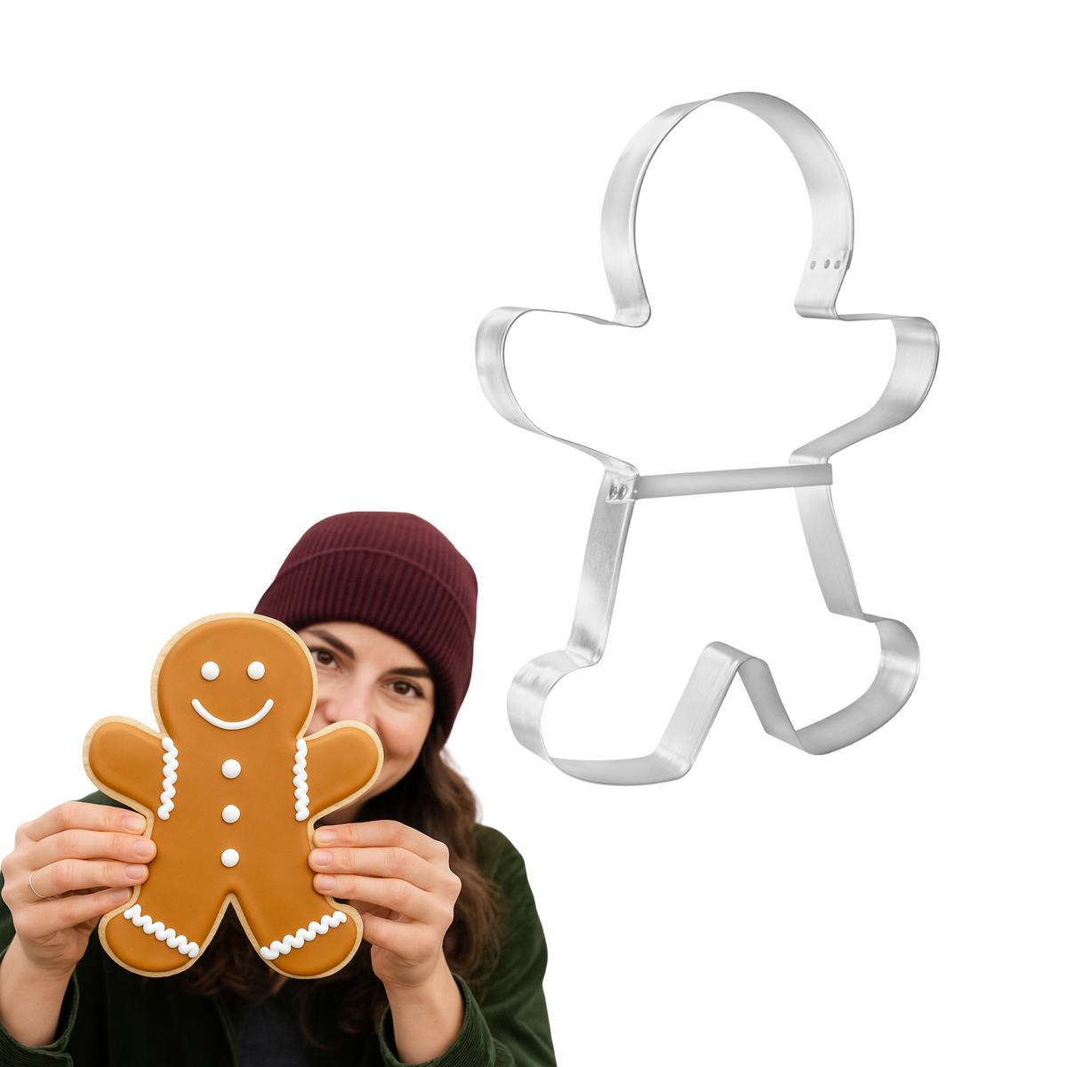 Extra Large Gingerbread Man Cutter | CookieCutter.com USA