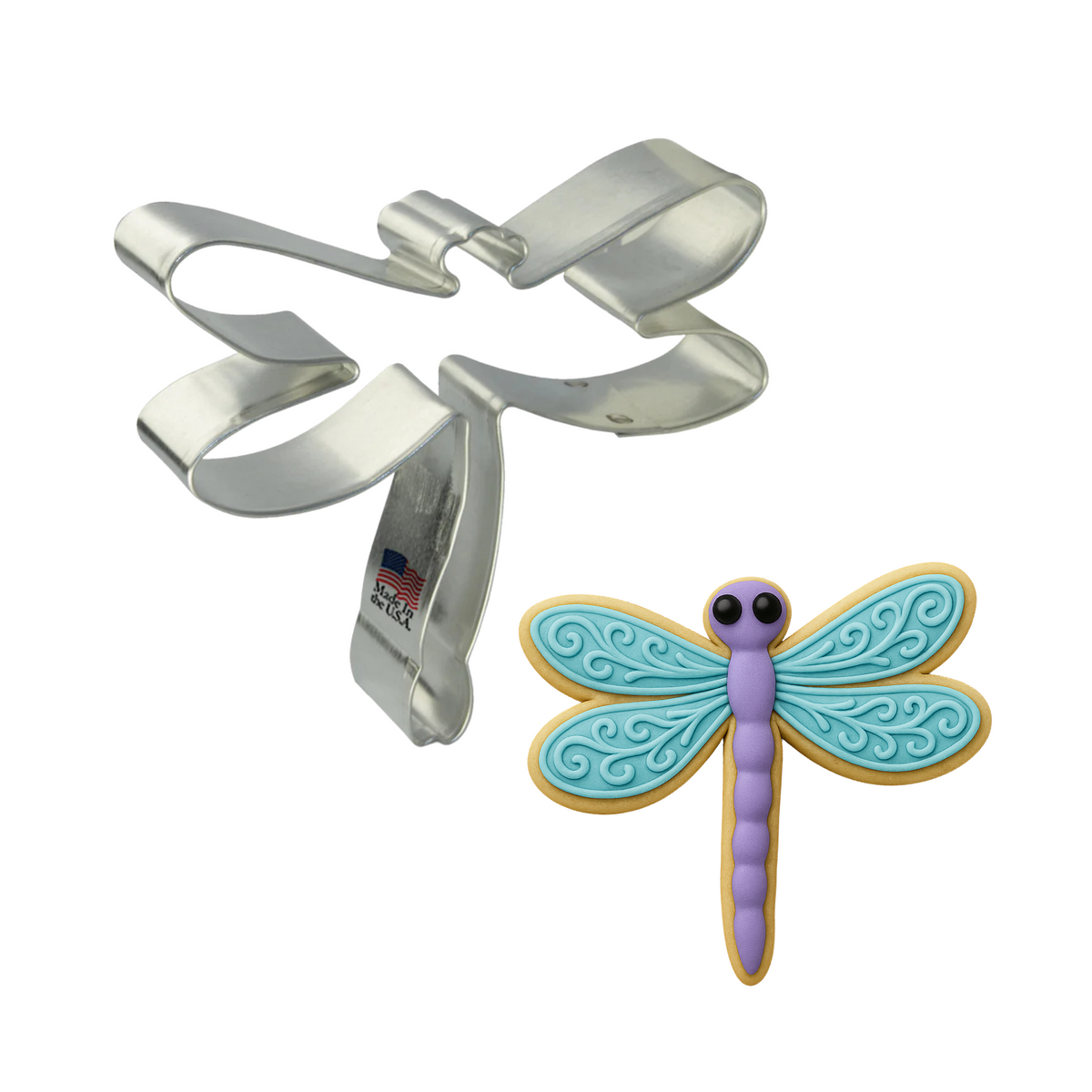 Dragonfly Cookie Cutter – 3.5" Garden & Spring Baking Tool ...